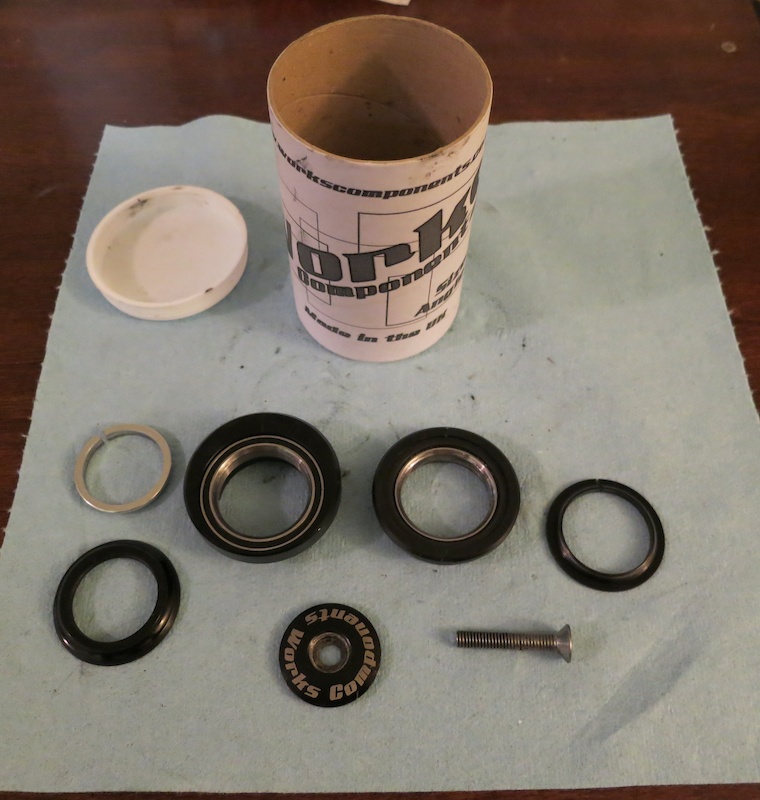 Works Components 1.5deg Angle Headset for 44mm Headtube For Sale