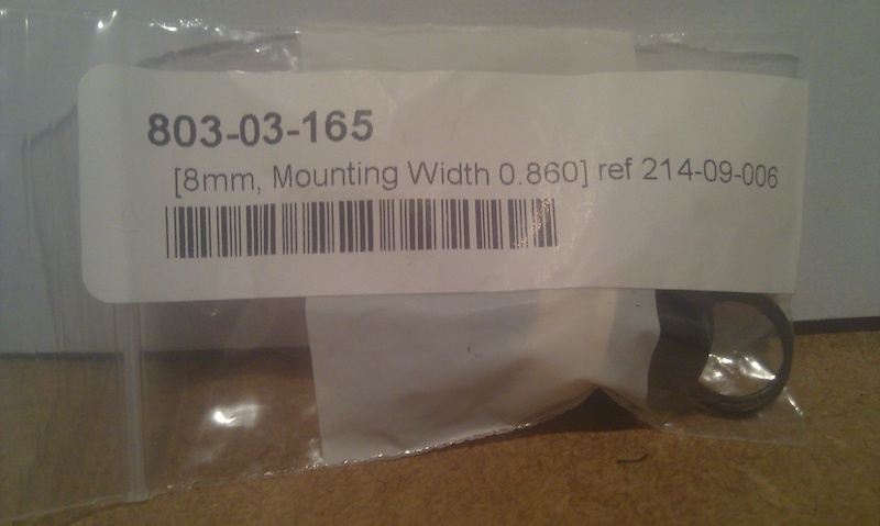 Fox low friction shock bush 8mm bolt size 21.84mm / 0.860inc For Sale