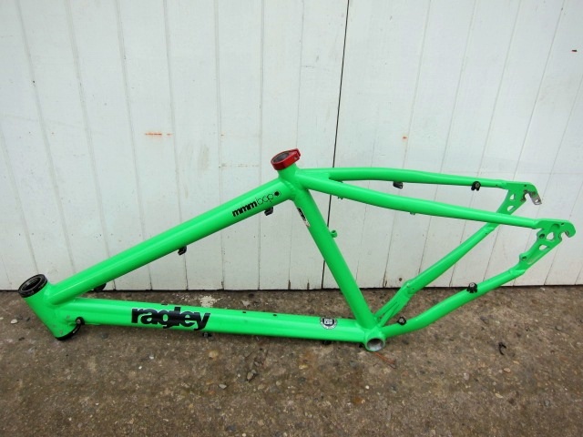 18" GREEN RAGLEY MMMBOP HARDTAIL FRAME For Sale