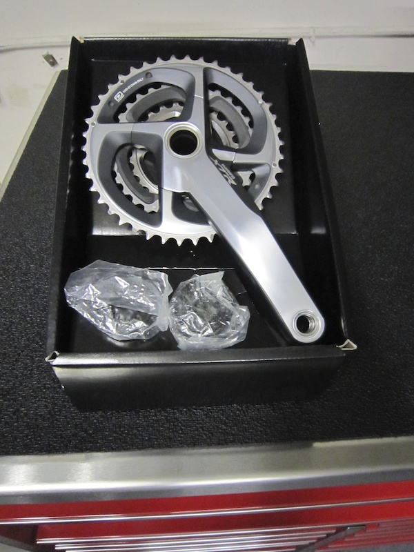 Shimano XTR M980 crankset - New BB and chainring For Sale