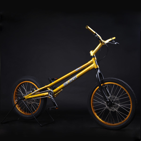 2013 BECAUSE COLOR 20" trial bike - Gold For Sale