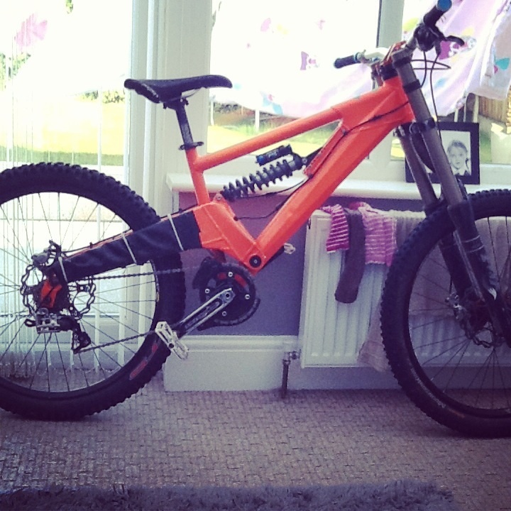 2009 orange 224 including 40's ,swap for a similiar bike For Sale