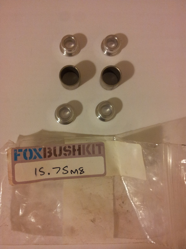 2005 Fox shock 15.75mm x 8mm hole bushing kit (pair) For Sale