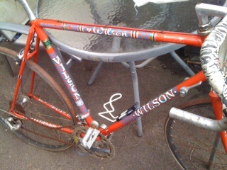 j f wilson of sheffield hand made racing bike For Sale