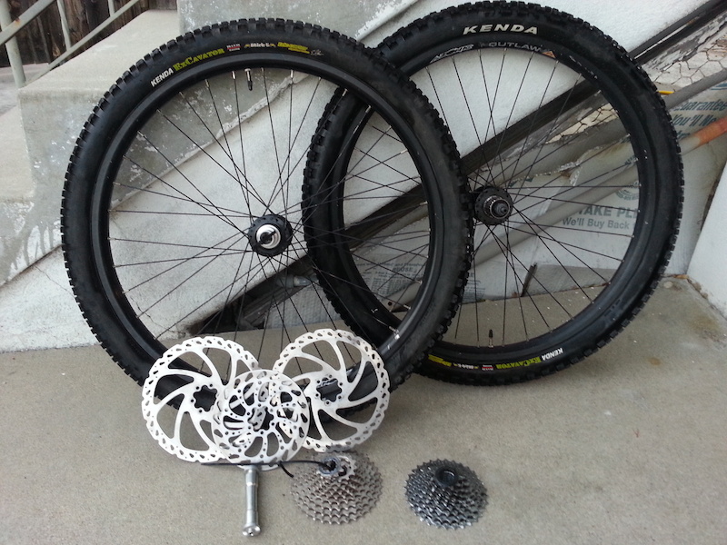 Azonic Outlaws with Excavators,Rotors, and 9&10 speed Ca For Sale