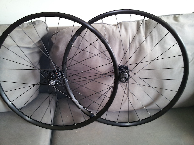 DT Swiss 26" standard QR DT 445D rims and DT 370 hubs For Sale
