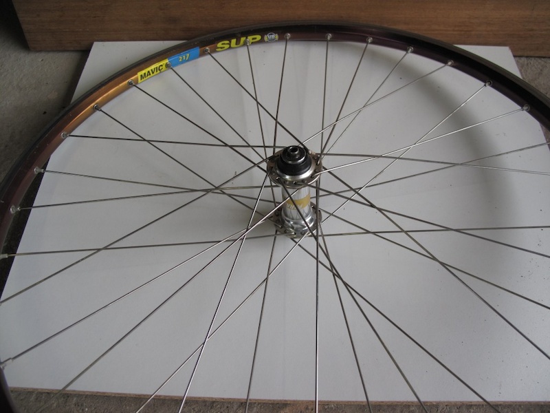 Retro old school Mavic 217 Sunset wheel set Xt hubs For Sale