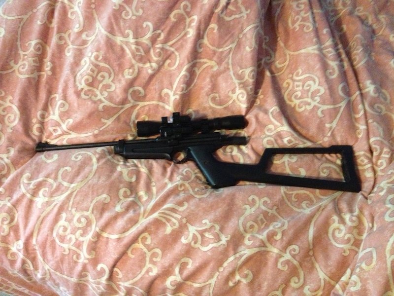 22 Crosman 2250B Rat Catcher Bolt Action Co2 Air Rifle For Sale