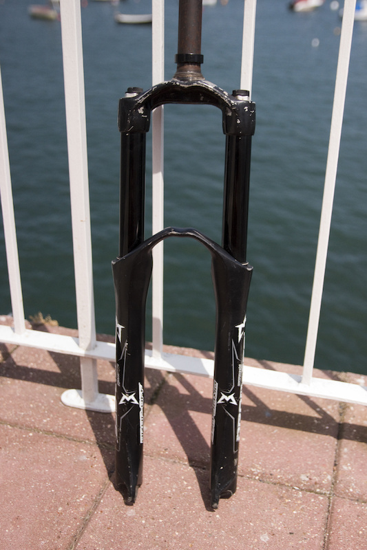 Marzocchi Drop Off Forks.160mm. Single Crown For Sale