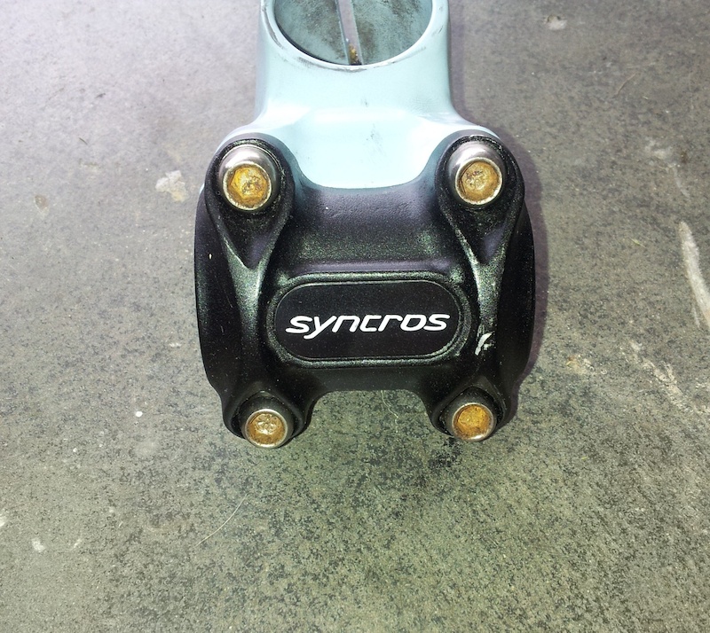 Syncros FR50 Mountain/Freeride Bike Stem (baby blue/black) For Sale