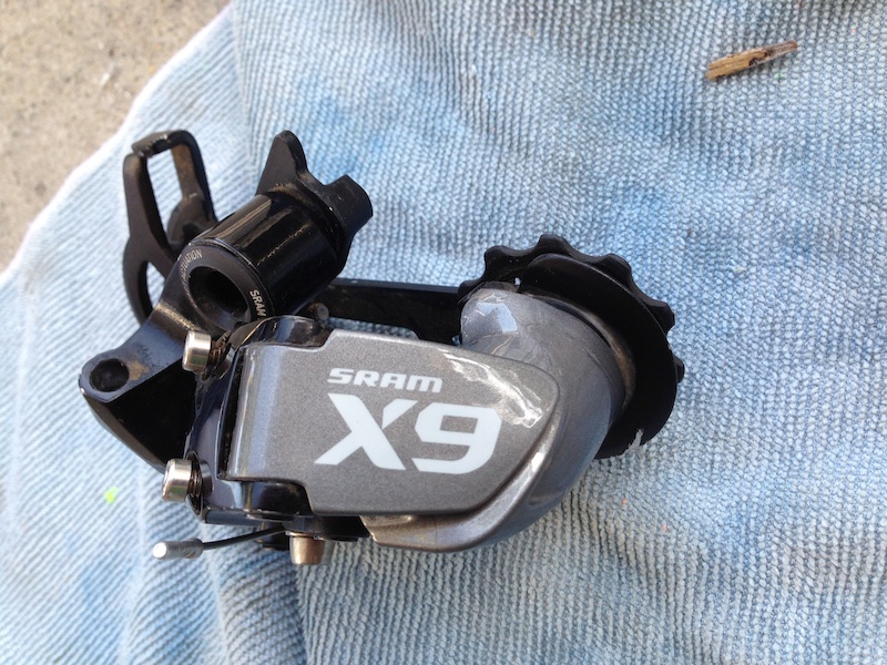 2006 Sram x7 shifter set and 10 speed x9 derailleur. 2x10 shifter For Sale