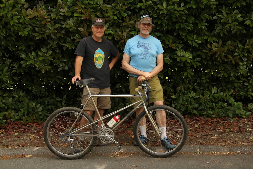 Joe Breeze and Charlie Kelly in Fairfax, California, United States ...