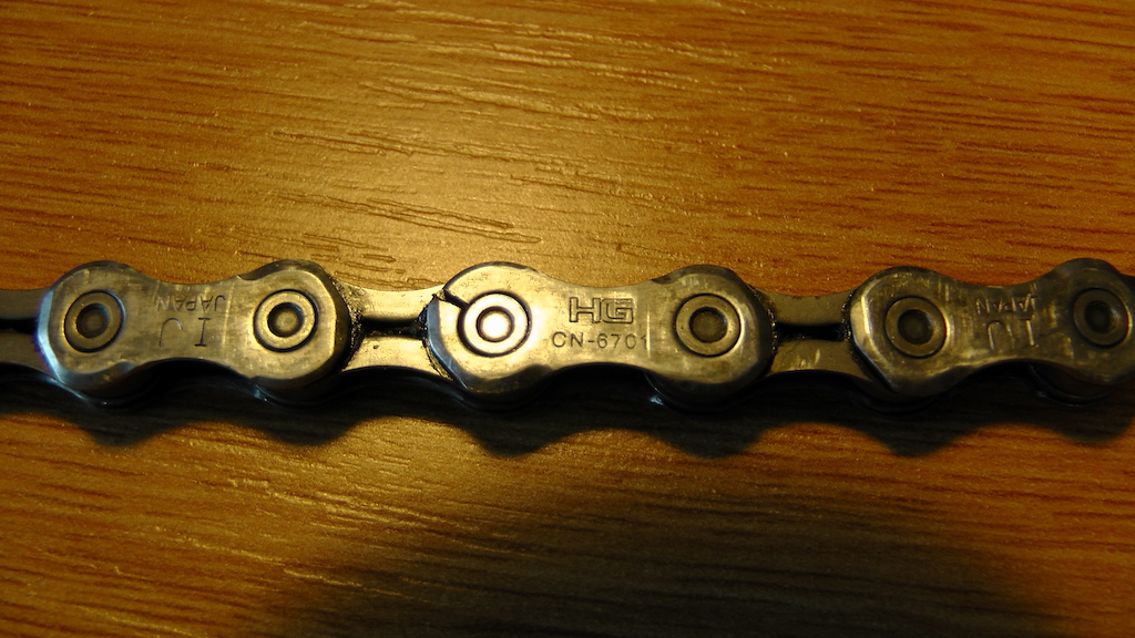 My chain broke today as a chain link cracked open, what would you ...