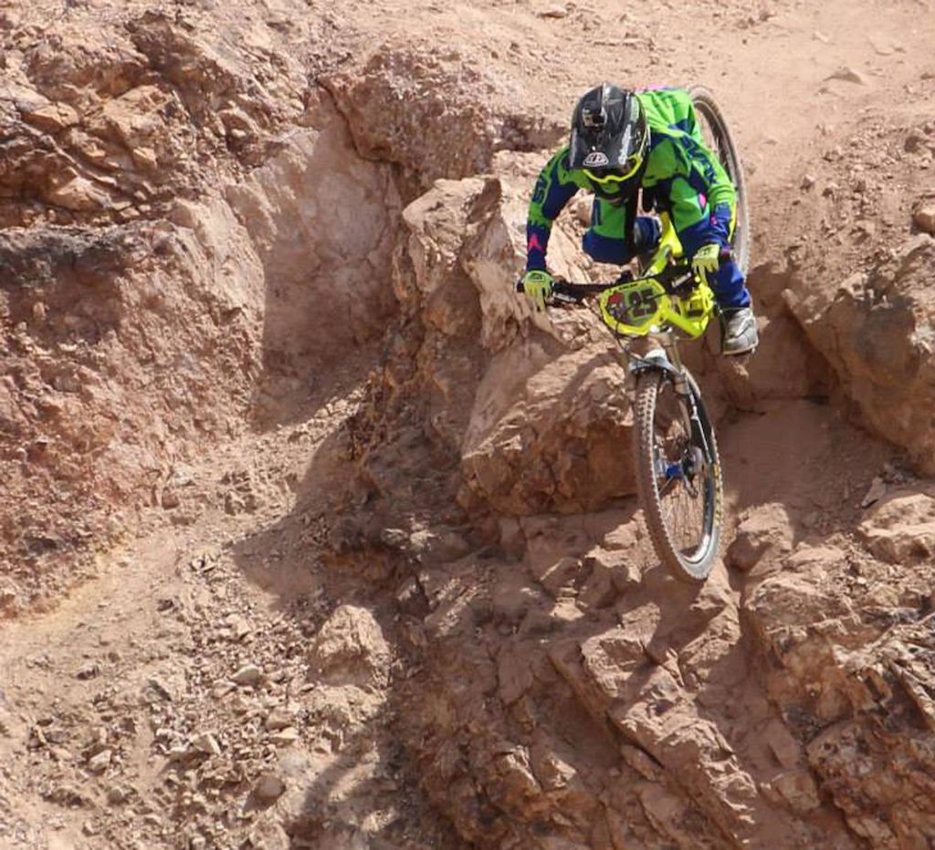 Nathan Luna at Bootleg Canyon in Boulder City, Nevada, United States ...