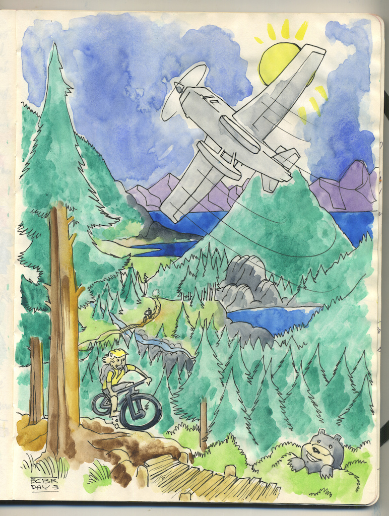 The 2015 BC Bike Race in Paintings - Pinkbike