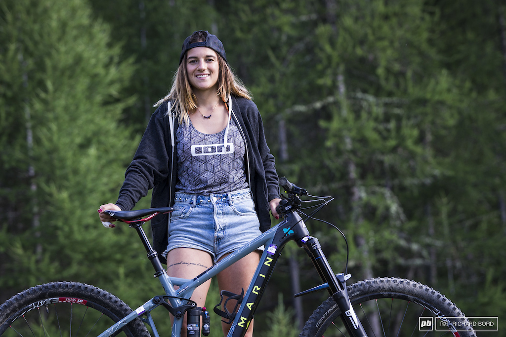 Morgane Such in Les Orres, France - photo by richardbord - Pinkbike