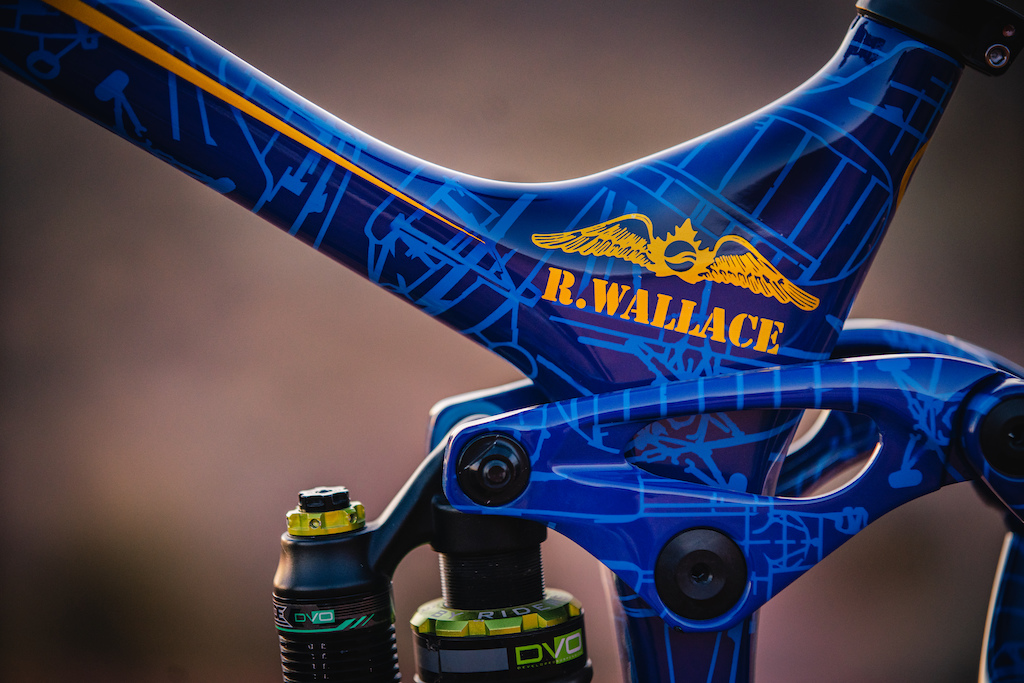Giant Shows Off Reece Wallace's Custom Painted Rampage Bike - Pinkbike