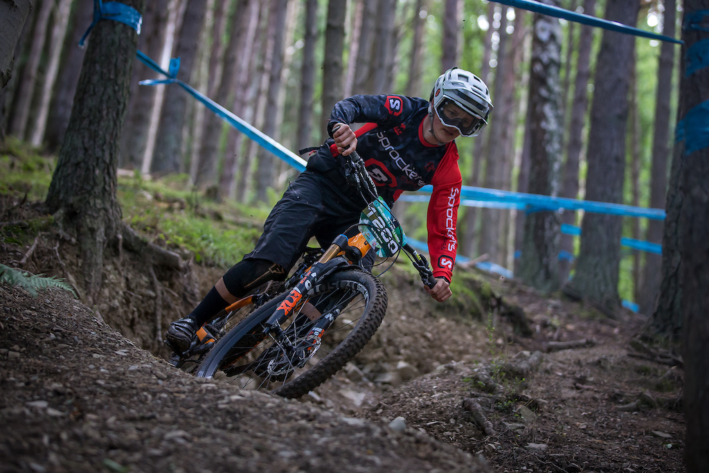 Jess stone in Innerleithen, United Kingdom - photo by Tweedlove - Pinkbike