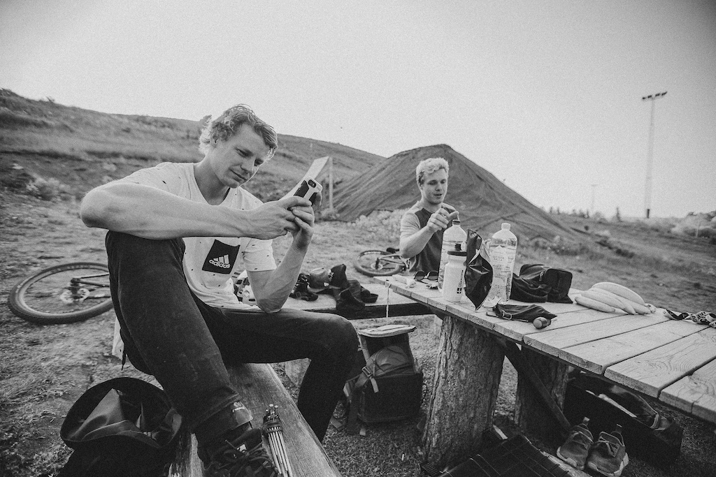 Martin Söderström & Max Fredriksson at Bruket - Järfälla CK MTB-bana in ...