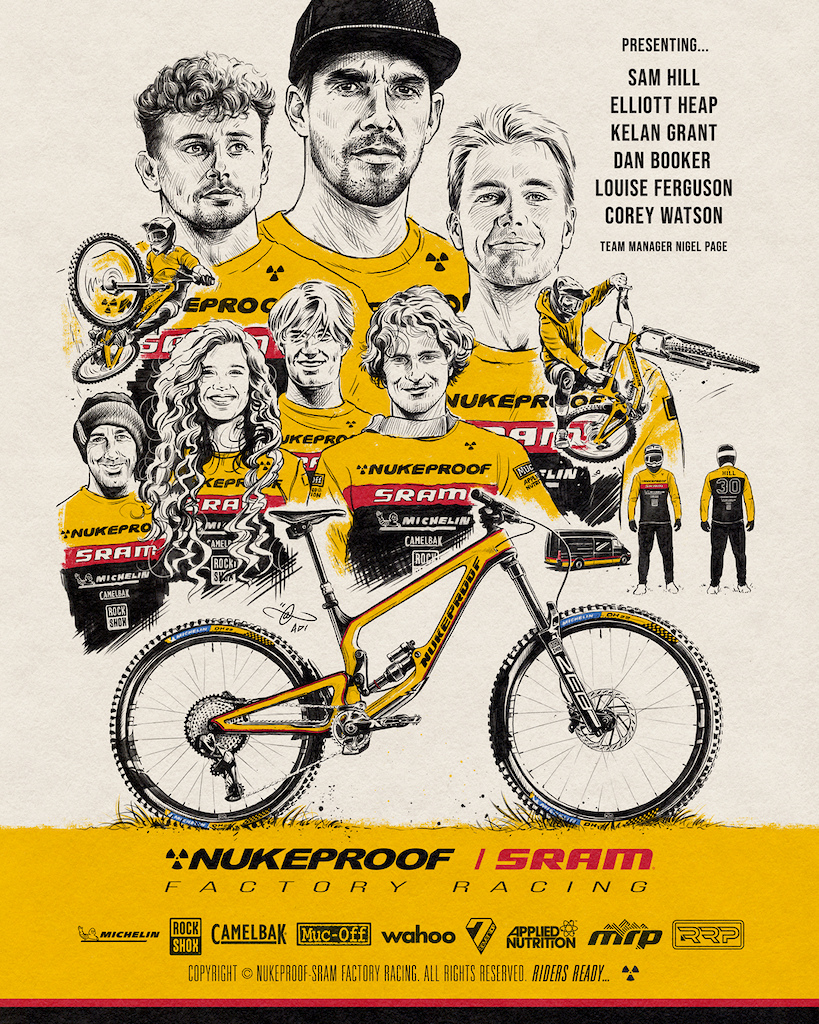 Nukeproof-SRAM Factory Racing Reveal 2022 Kit - Pinkbike