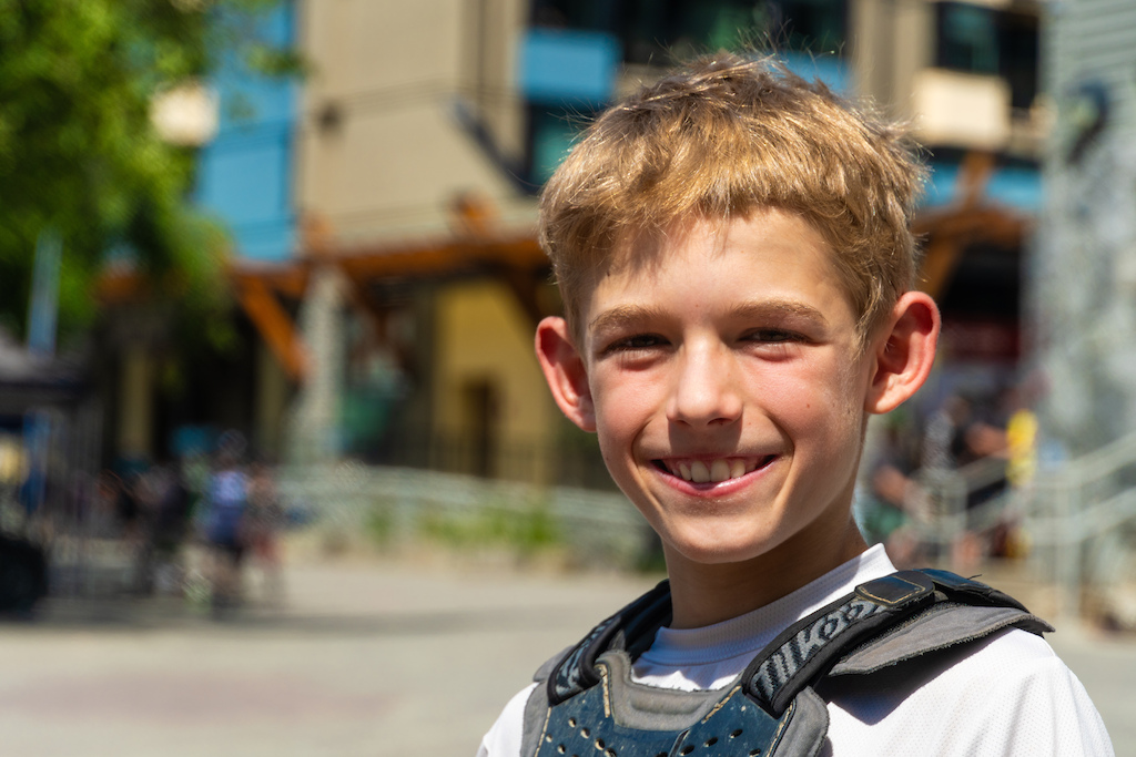 MUST WATCH: One Lap in Whistler With 10-Year-Old Weston Lukens - Pinkbike