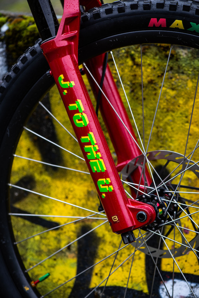 Bike Check: Julian Hine's Full Rasta Chromag Lowdown - Pinkbike