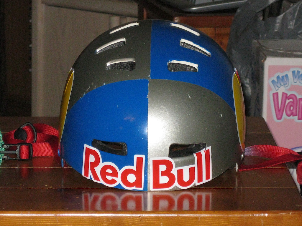 red bull helmet at red bull helmet in Comox, British Columbia, Canada ...