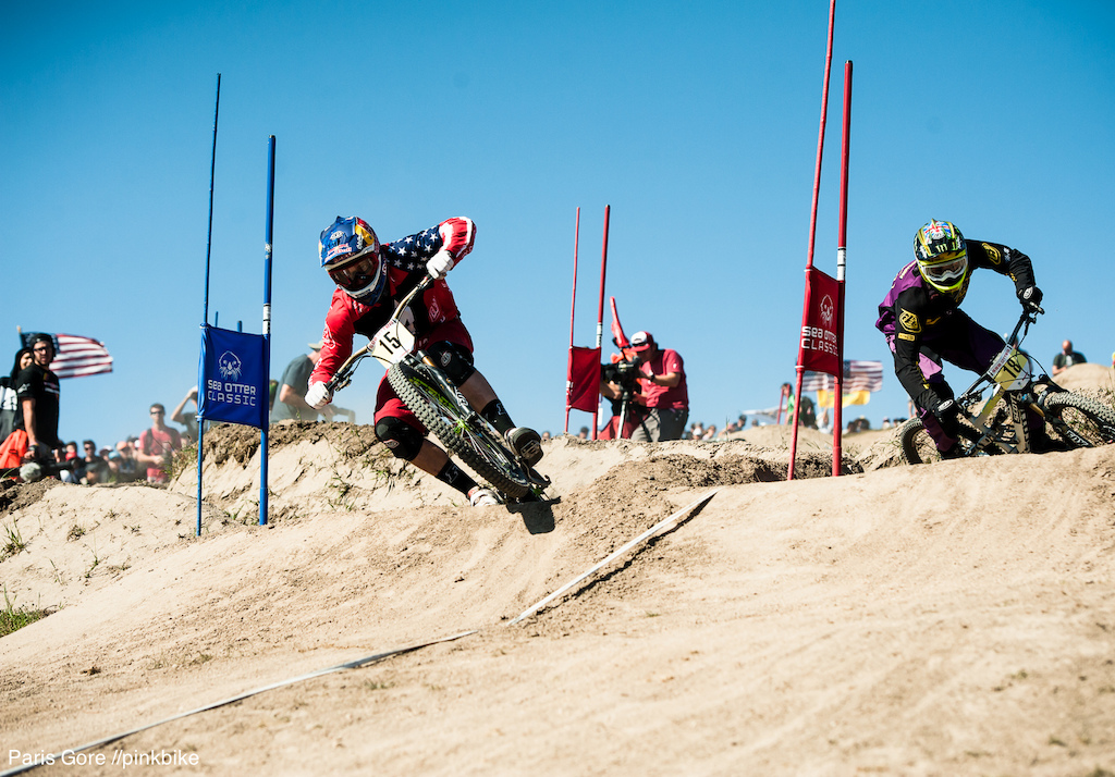 Dual Slalom Finals With Paris Gore - Sea Otter 2013 - Pinkbike