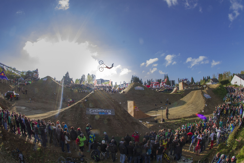 Red Bull Berg Line 2013 – Szymon Godziek Wins Best Trick - Pinkbike