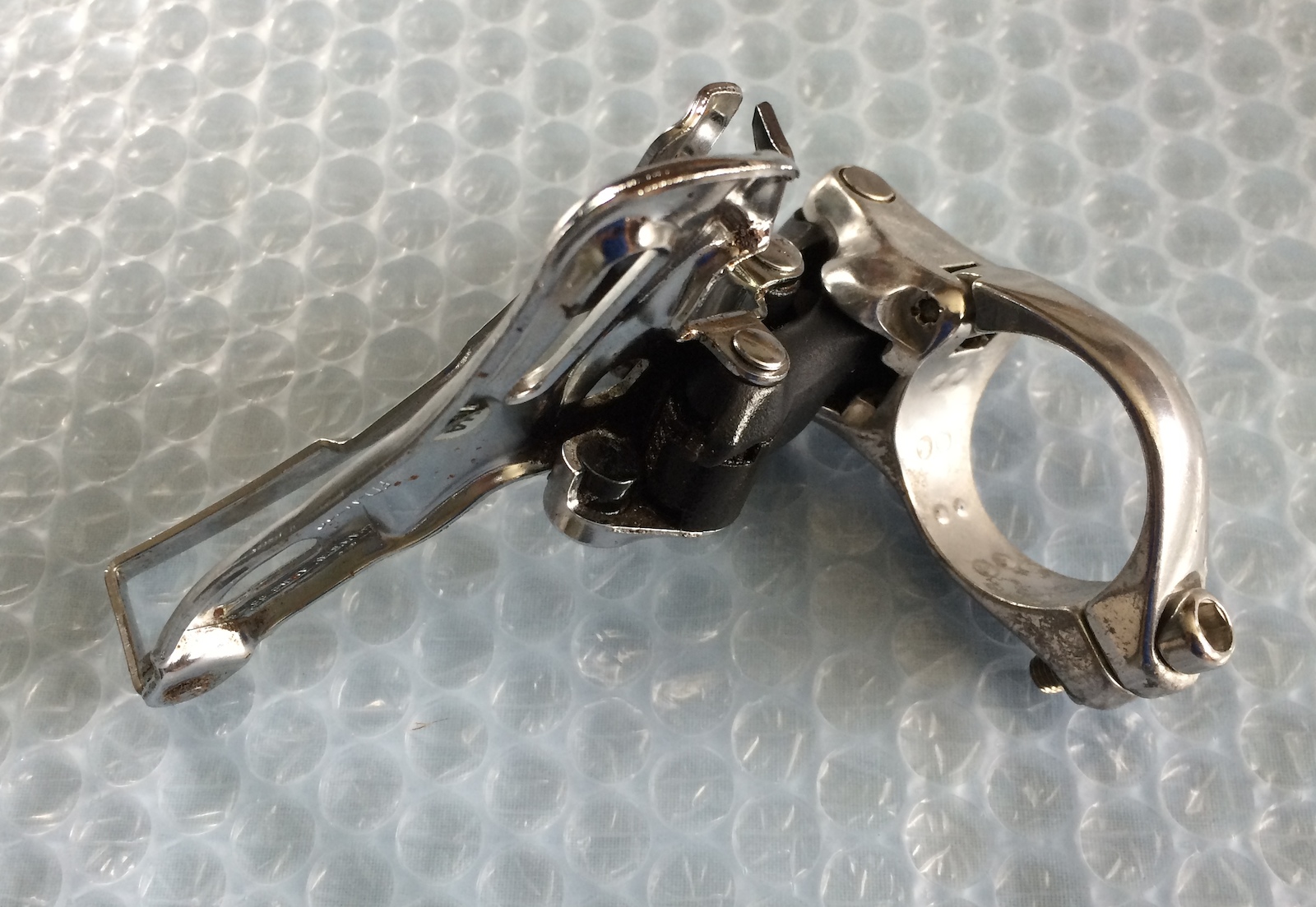 XT front mech, fork canti hanger, Shimano lever covers . . . | Retrobike