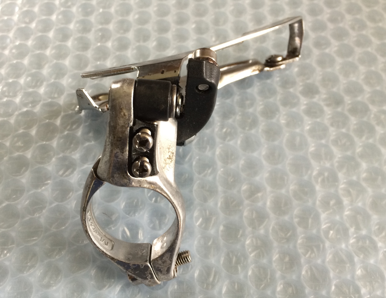 XT front mech, fork canti hanger, Shimano lever covers . . . | Retrobike