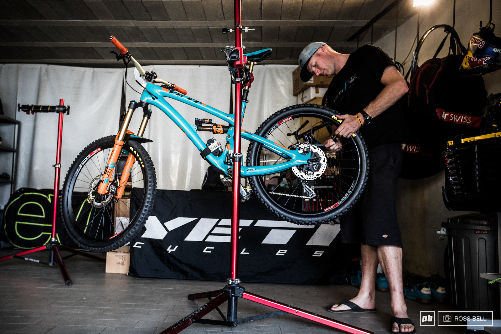 A Day in the Life of Yeti EWS Mechanic Shaun Hughes - Pinkbike