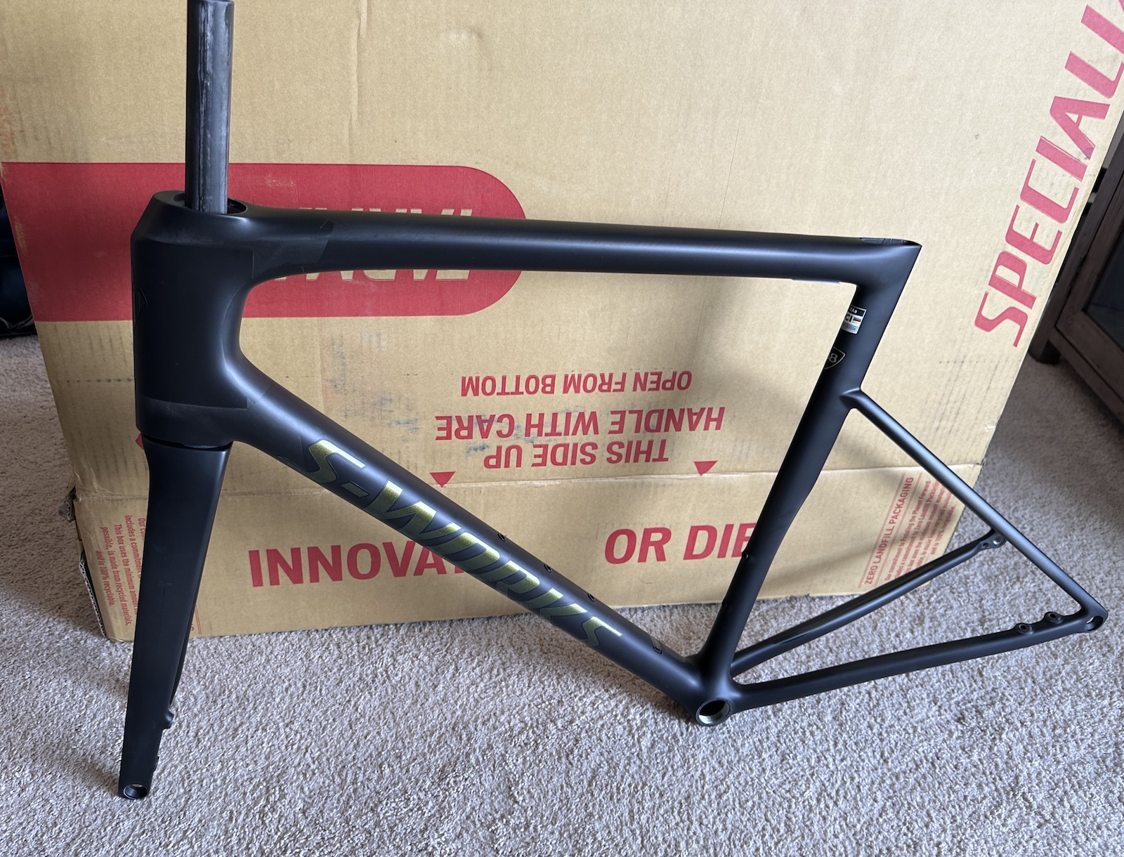 [For Sale] Specialized S-Works Tarmac SL8 RTP Frameset 58 : r/BikeShop