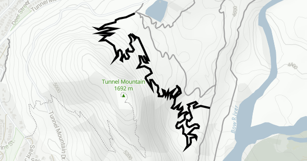 Topp Notch Mountain Biking Trail - Banff, Alberta