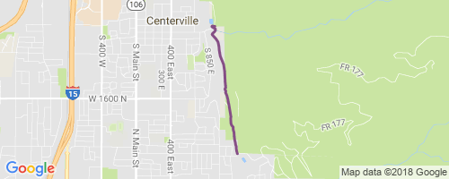 Firebreak Road Mountain Biking Trail - Bountiful, Utah