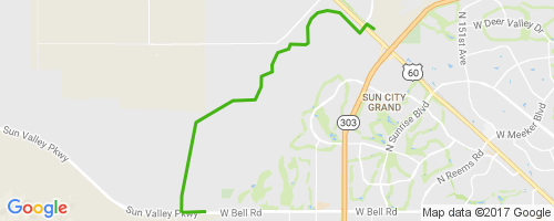 Maricopa Trail Sun Valley to Grand Mountain Biking Trail - Waddell, AZ