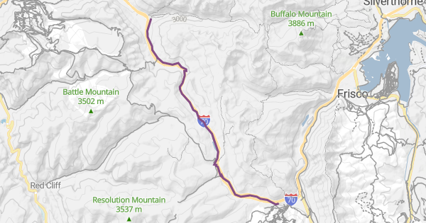 Vail Pass Recpath Multi Trail - Copper Mountain, CO