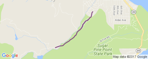 Rubicon Trail (Paved) Mountain Biking Trail - Lake Tahoe