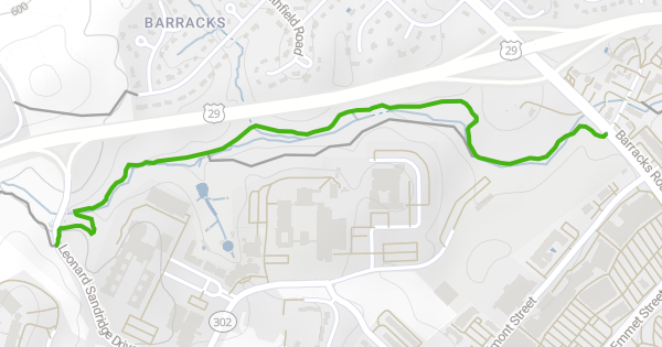 Rivanna Trail - Barracks to Leonard Sandridge Multi Trail - Charlottesville