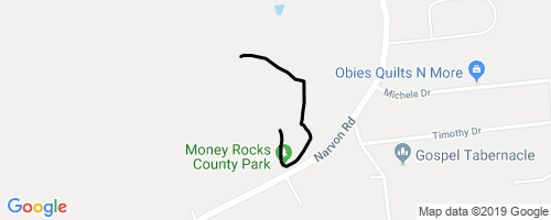 Money Rocks Overlook Trail (white blaze) Multi Trail - New Holland