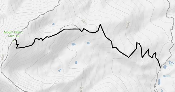 South Mount Elbert Hiking Trail - Leadville, Colorado