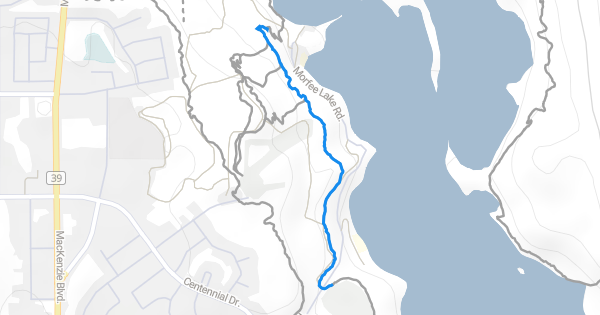 Morfee Lake Trail Multi Trail - Mackenzie, BC