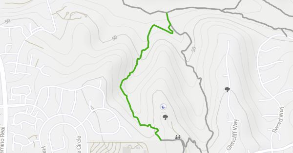 Torrey Pines Loop Trail West Mountain Biking Trail - San Diego