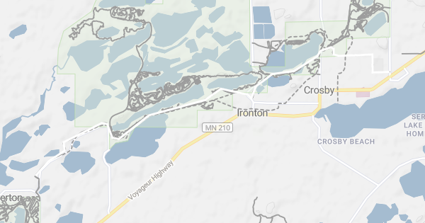 Cuyuna Lakes State Trail - Crosby to Riverton Mountain Biking Trail ...