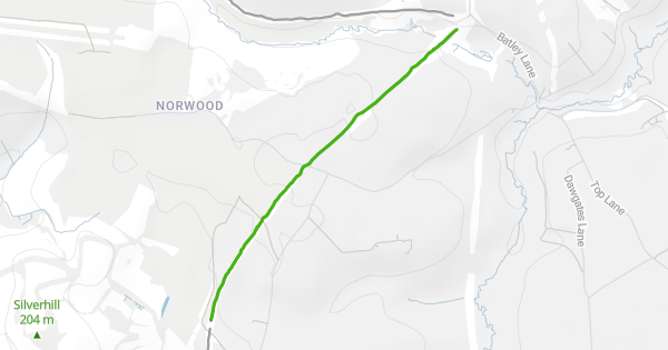 teversal trail - teversal to rowthorn trail Mountain Biking Trail