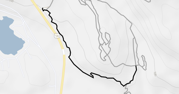 Rail Trail Mountain Biking Trail - Dedham, Maine