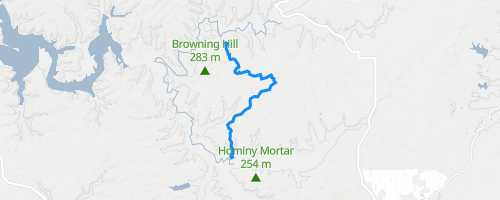 Nebo Ridge Trail Mountain Biking Trail - Nashville
