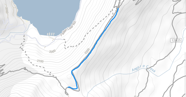 Upper Angora Ridge Trail Mountain Biking Trail - Meyers