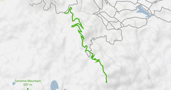 Sonoma Ridge Mountain Biking Trail - Santa Rosa, CA