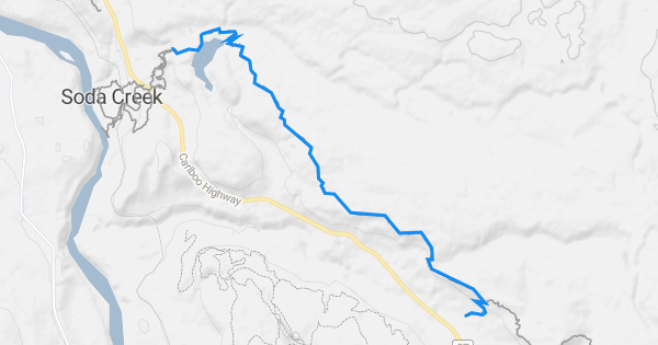 Deep Blue Soda (Xats'ull XC) Mountain Biking Trail - McLeese Lake